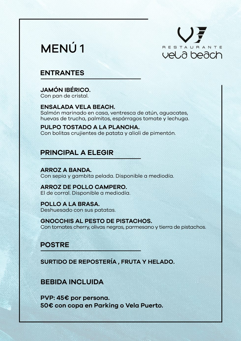 Menús de Grupo en Torrevieja · Restaurante Vela Beach - Restaurante ...